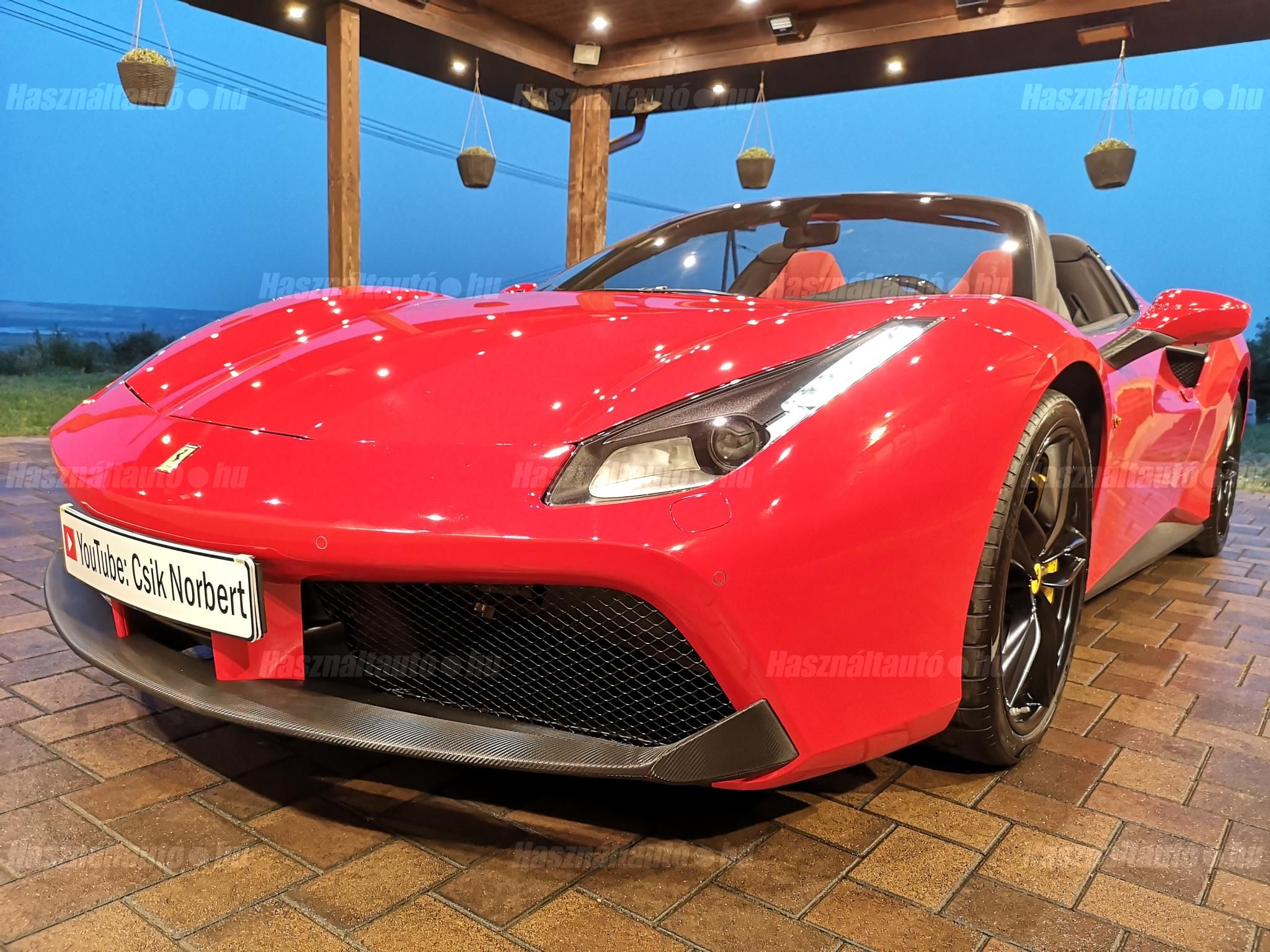 Eladó FERRARI 488 Cabrio (2016) | Használtauto.hu