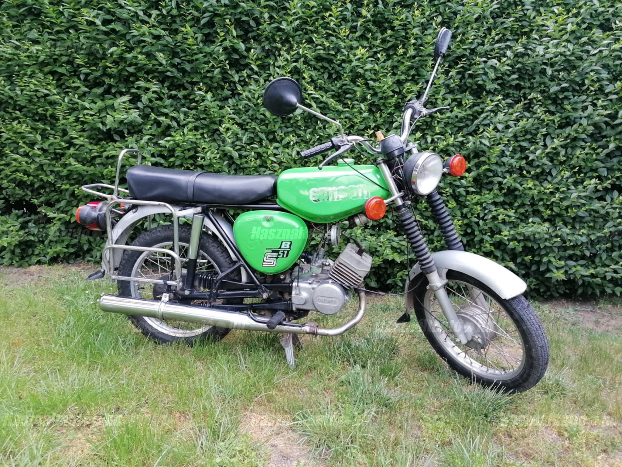 Eladó használt SIMSON S 51 B 51 cm³ Segédmotoros kerékpár Szekvenciális ...