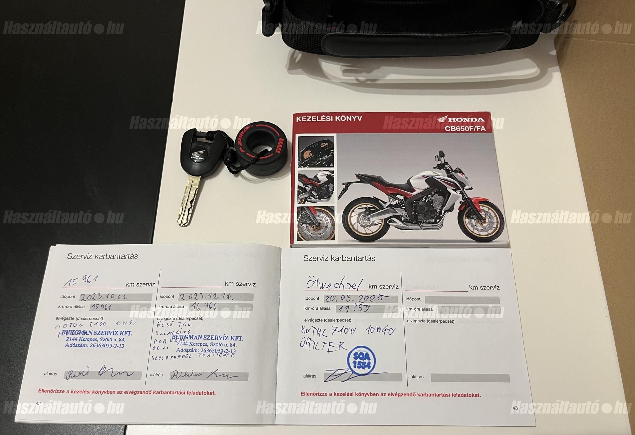 Eladó HONDA CB 650 F 649 cm³ (2016) Motorkerékpár | Használtauto.hu