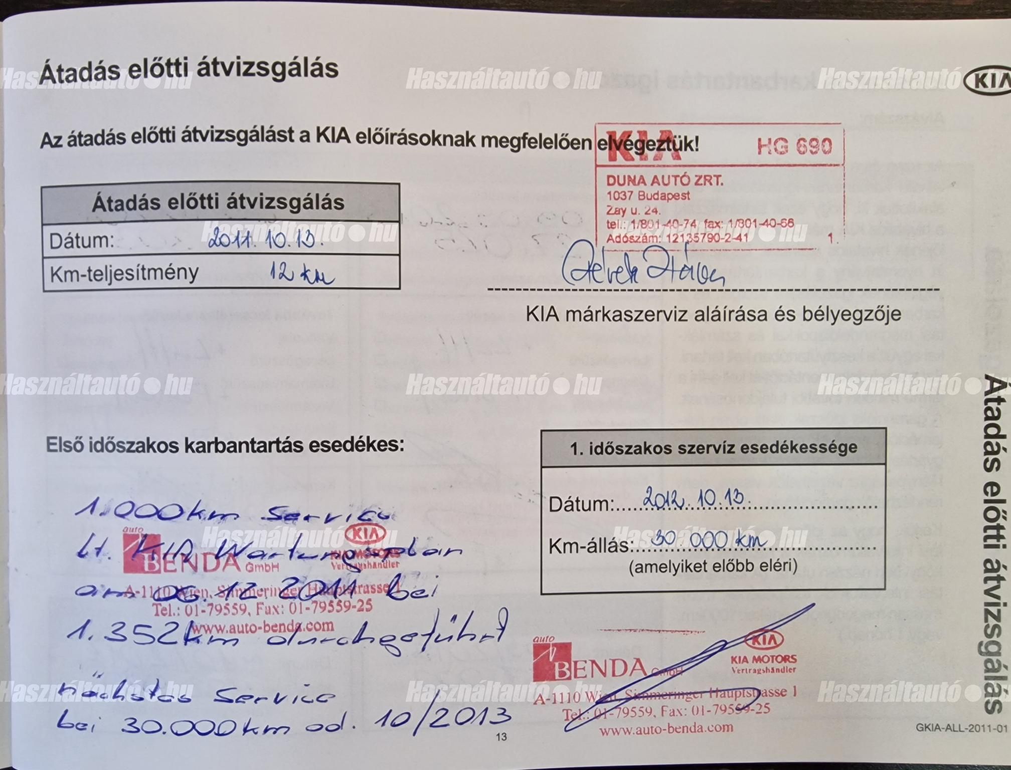 Eladó KIA SPORTAGE Városi terepjáró (crossover) (2011) | Használtauto.hu