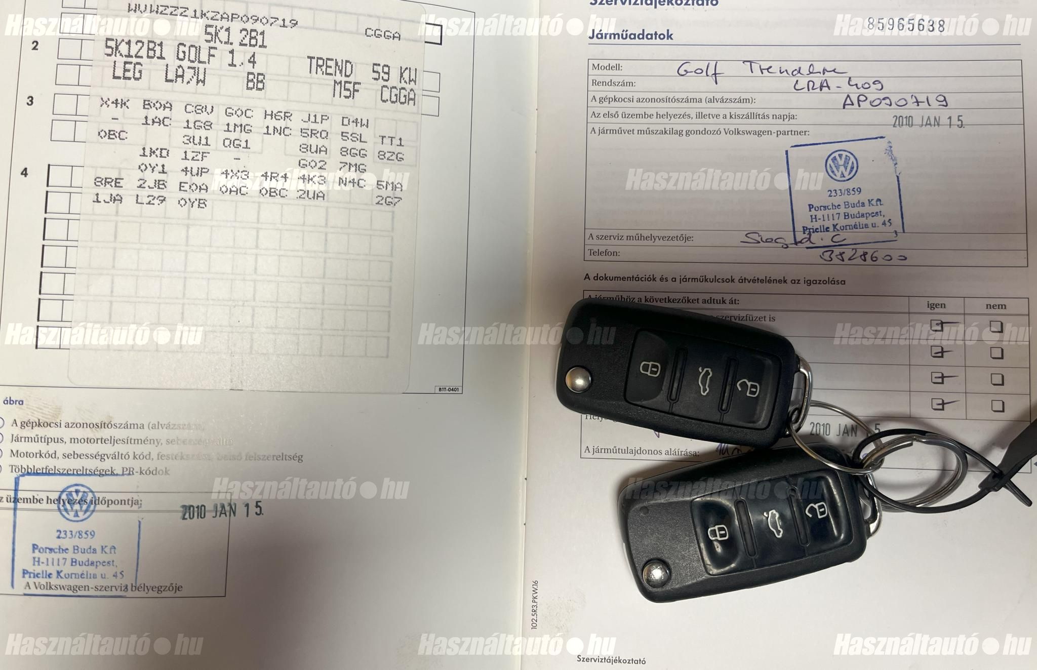 Eladó VOLKSWAGEN GOLF VI Ferdehátú (2010) | Használtauto.hu