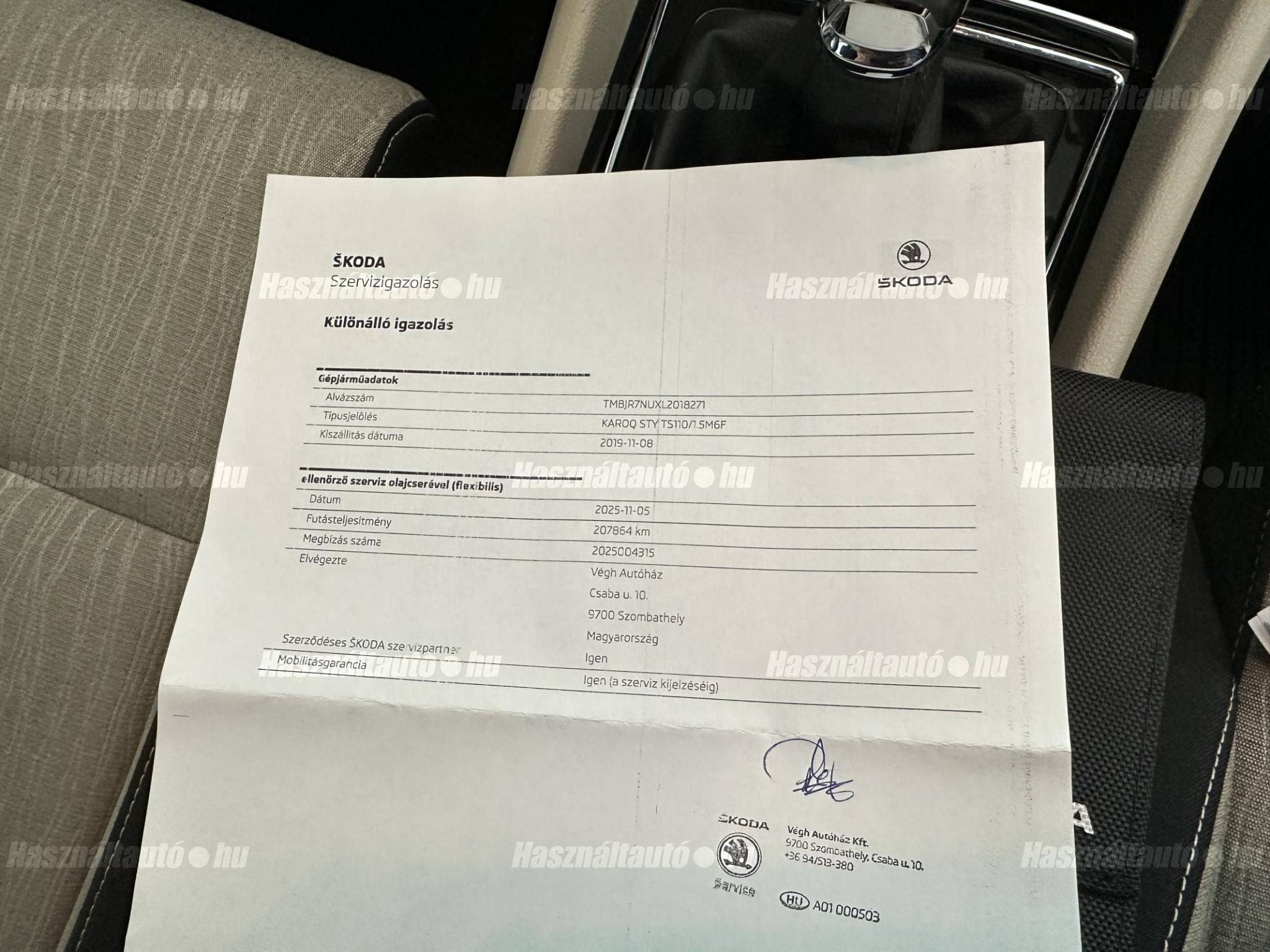 Eladó SKODA KAROQ Városi terepjáró (crossover) (2019) | Használtauto.hu