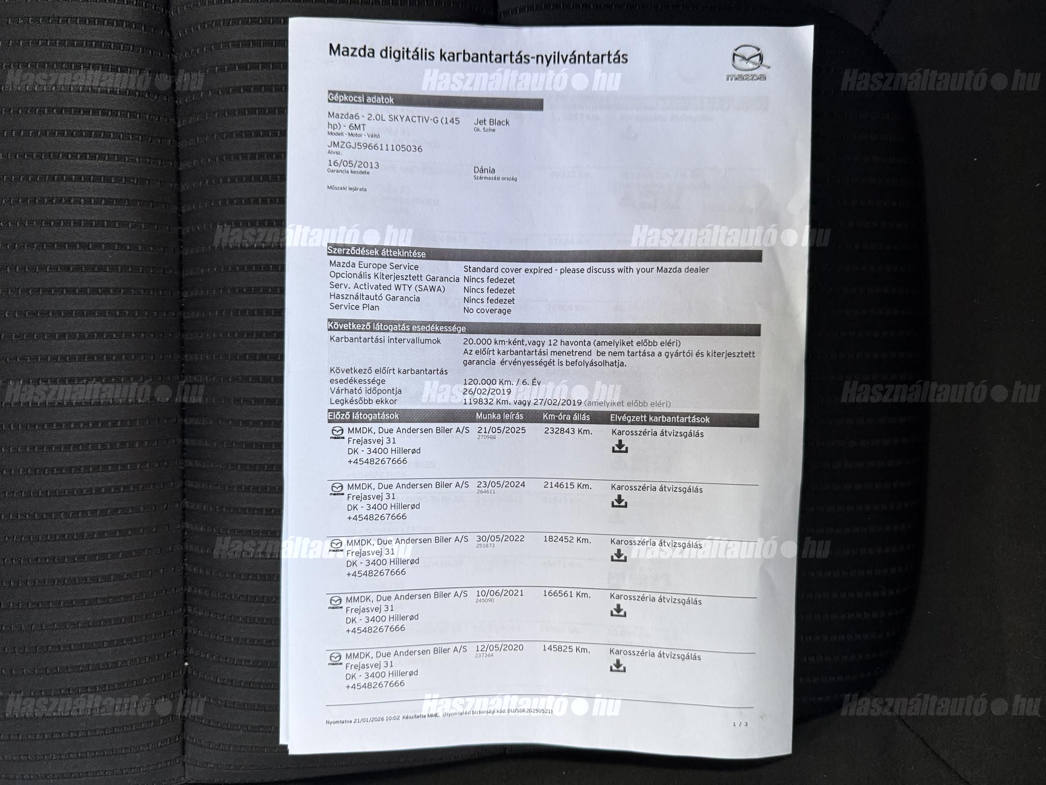 Eladó MAZDA 6 Kombi (2013) | Használtautó.hu