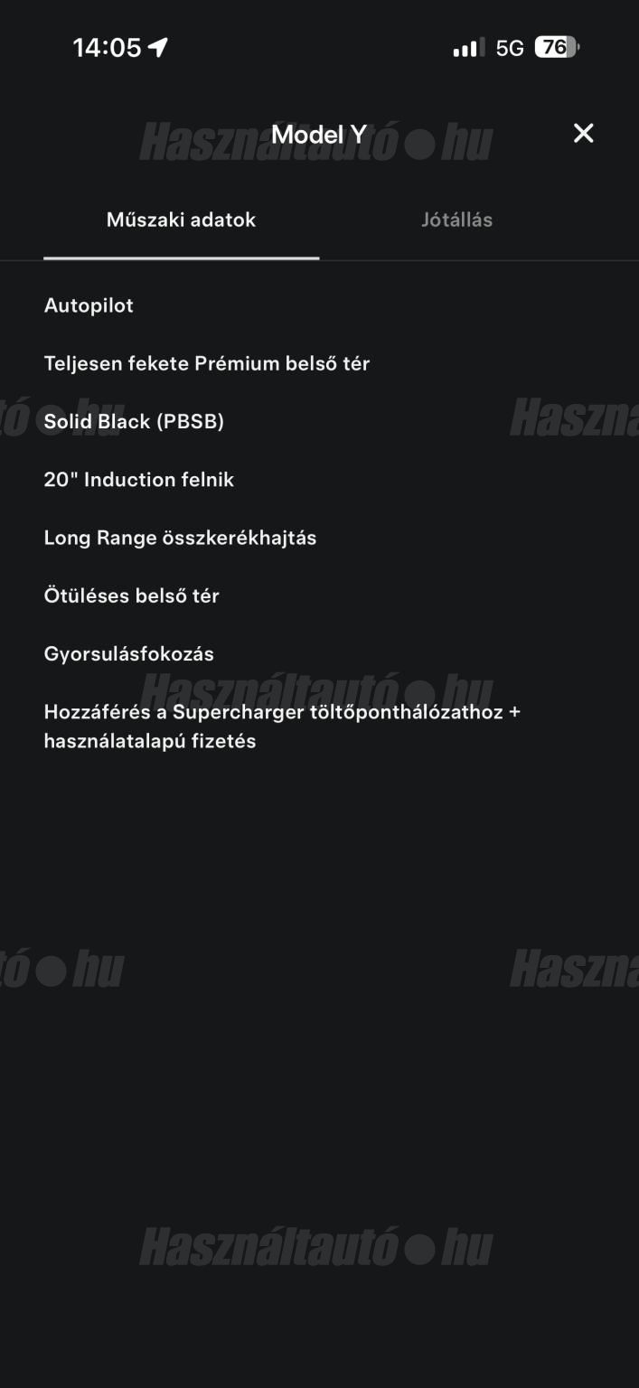 Eladó TESLA MODEL Y Városi terepjáró (crossover) (2023) | Használtautó.hu