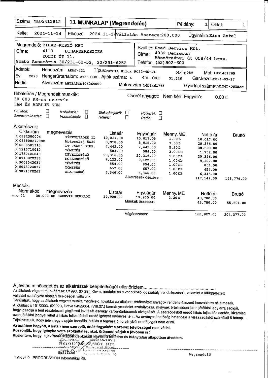 Eladó TOYOTA HILUX Duplakabinos pickup (2024) | Használtautó.hu